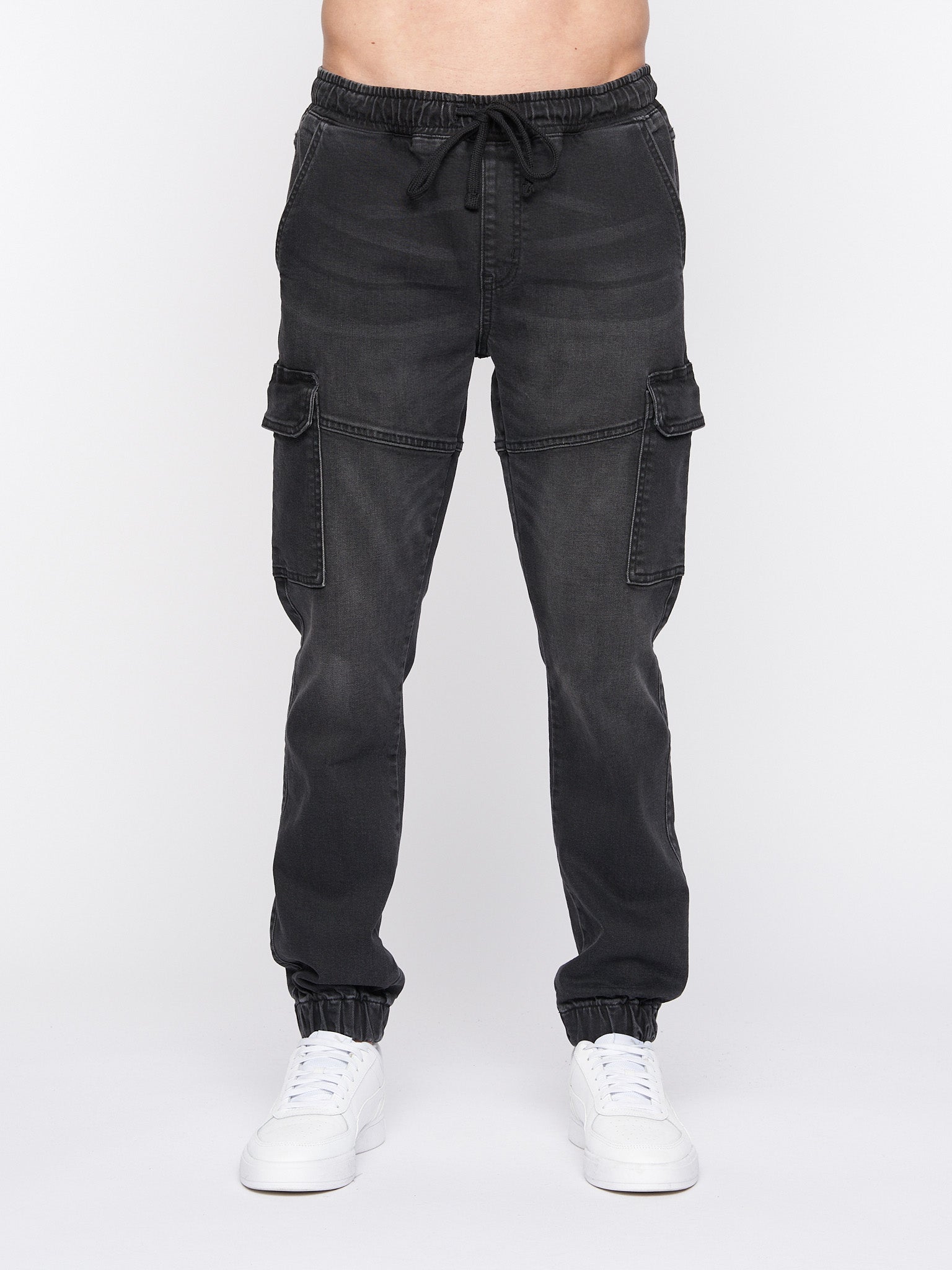Malimore Cargo Cuff Jeans Black Wash – Crosshatch
